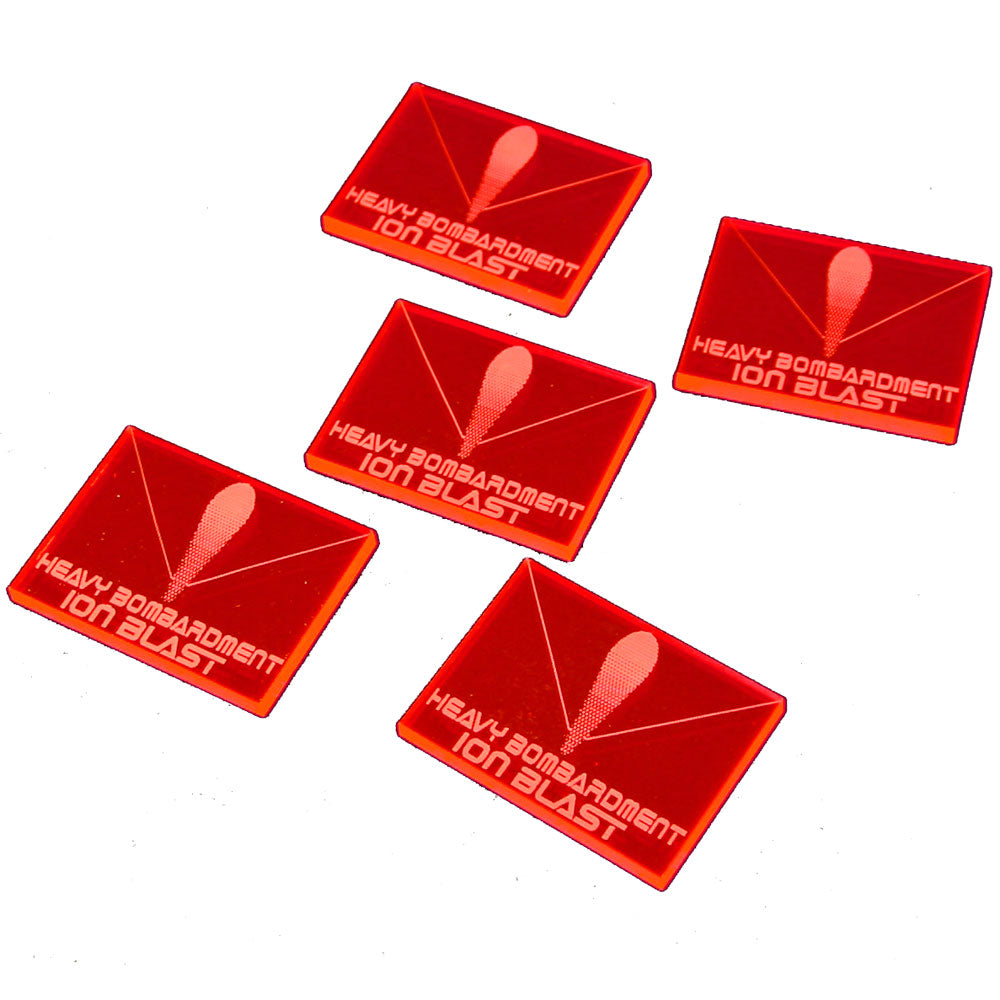 Space Fighter Ion Blast Tokens Fluorescent Pink 5