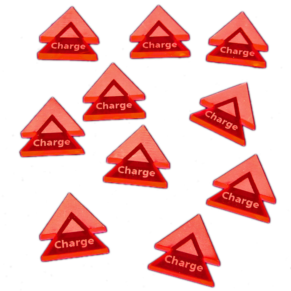 Charge Double Arrow Tokens Fluorescent Pink 10