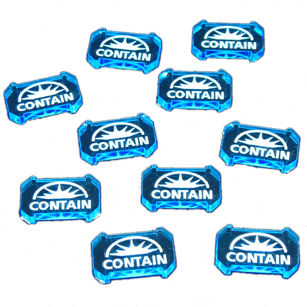 SW Armada Contain Defense Tokens Fluorescent Blue 10