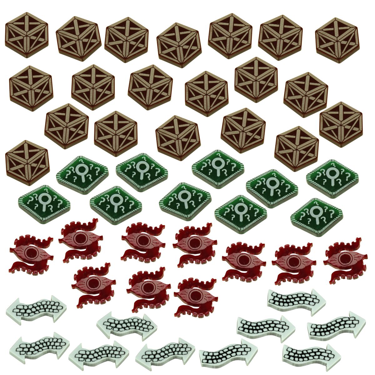 Horror Card Game Adventure Token Set Multi-Color 50