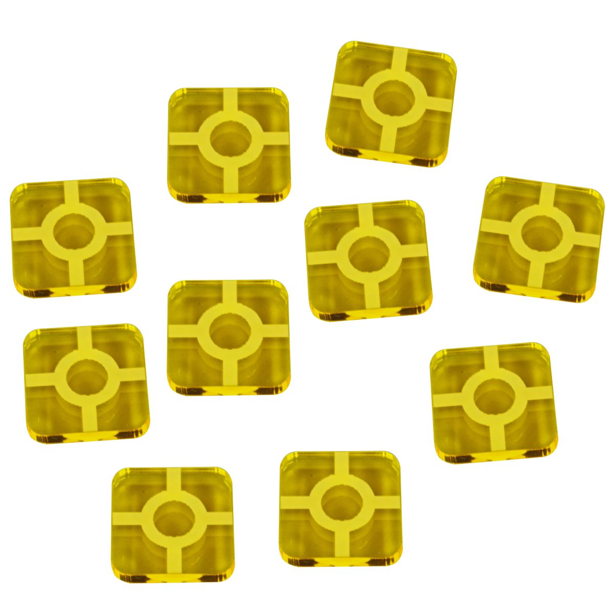 SW Destiny Resource Tokens Transparent Yellow 10