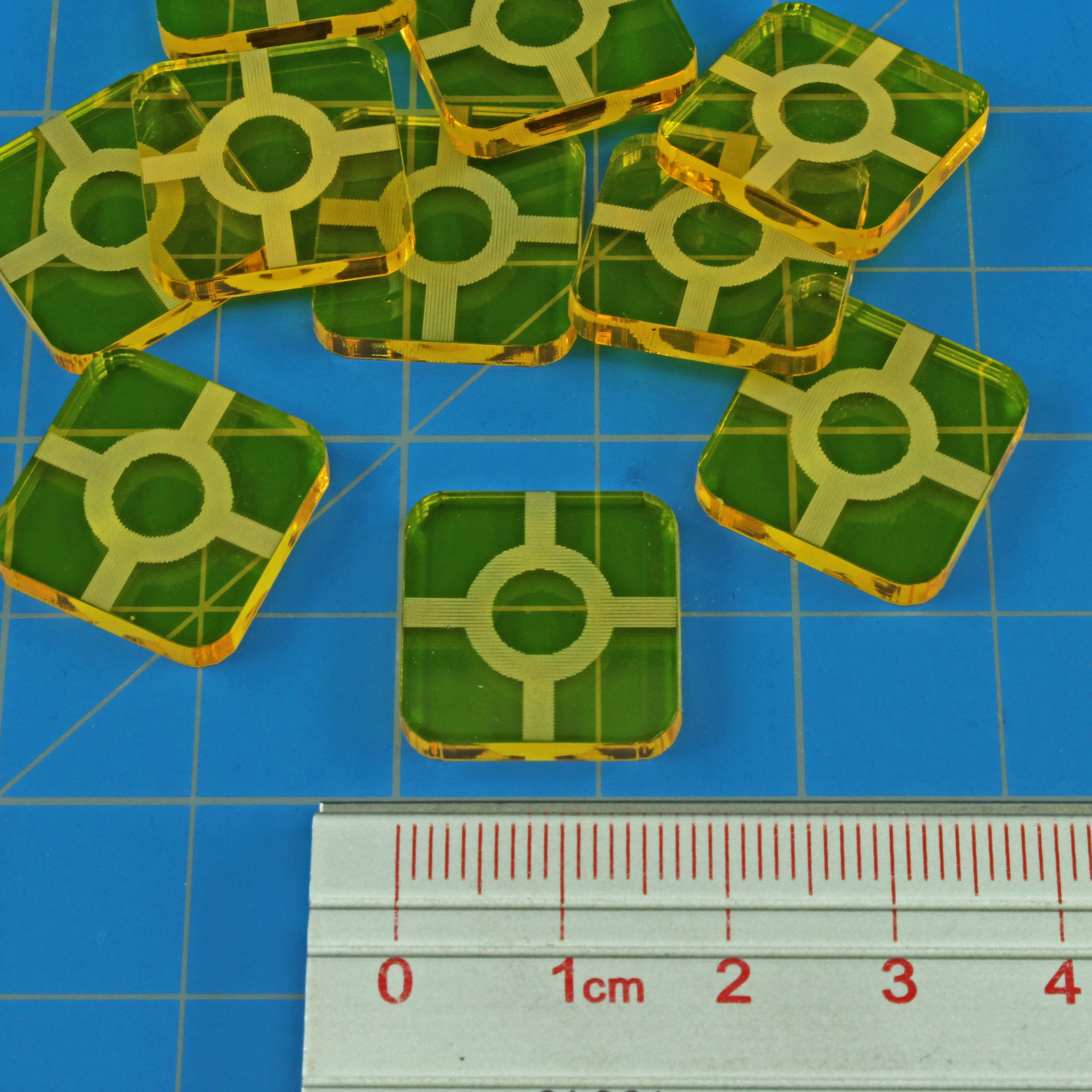 SW Destiny Resource Tokens Transparent Yellow 10