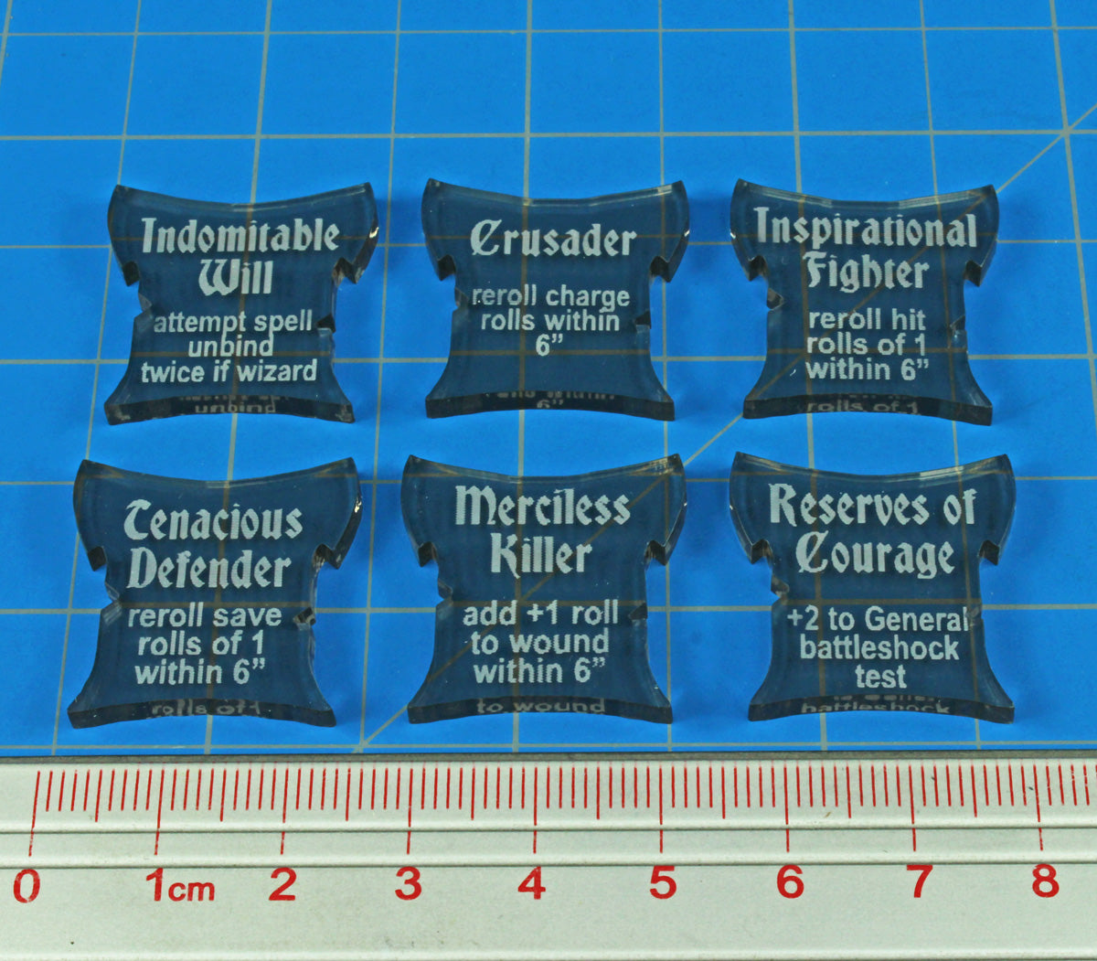 Command Ability Token Set AoS SKIRMISH Transparent Bronze 6