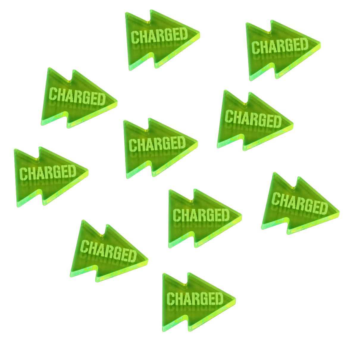 WHv8 Charged Tokens Fluorescent Green 10