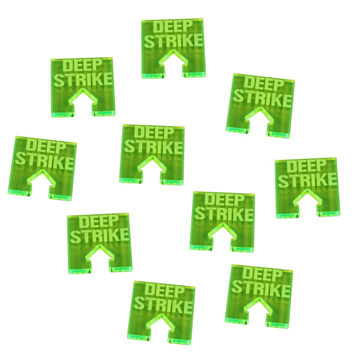 WHv8 Deep Strike Tokens Fluorescent Green 10