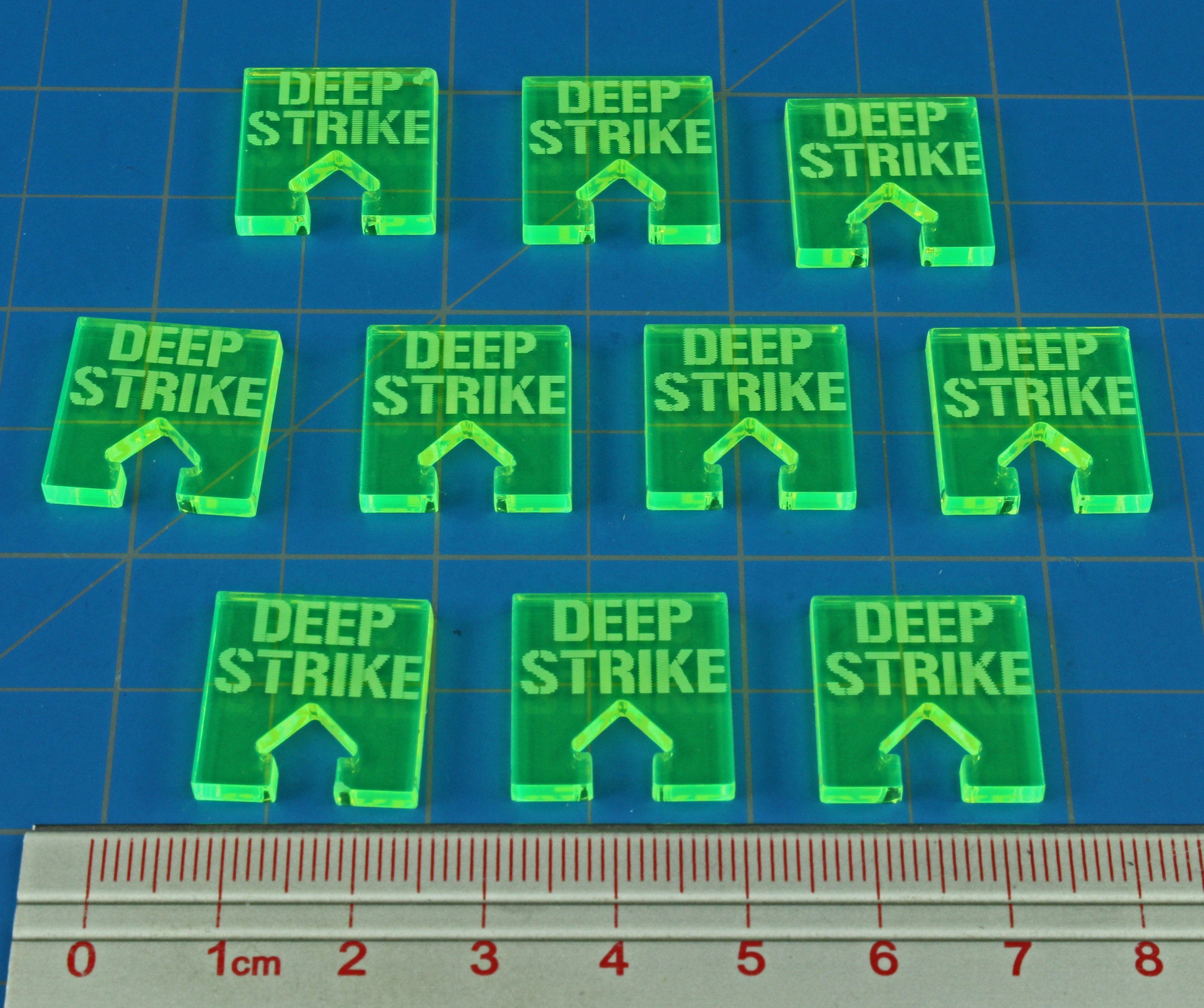 WHv8 Deep Strike Tokens Fluorescent Green 10