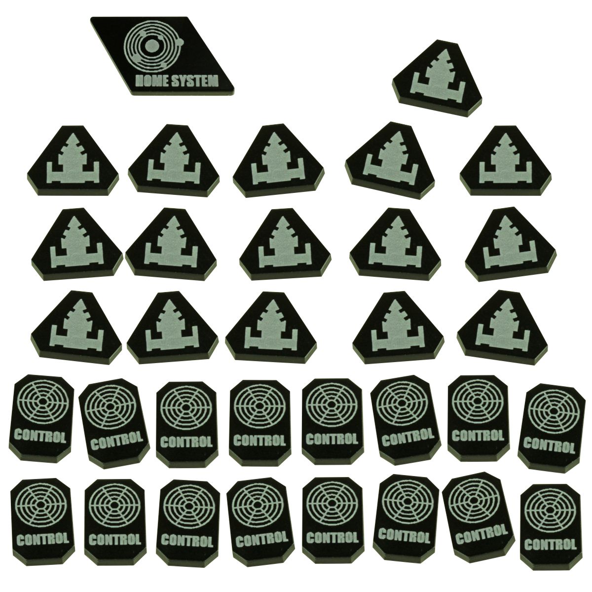 Command & Control Token Set TI4 Black 33
