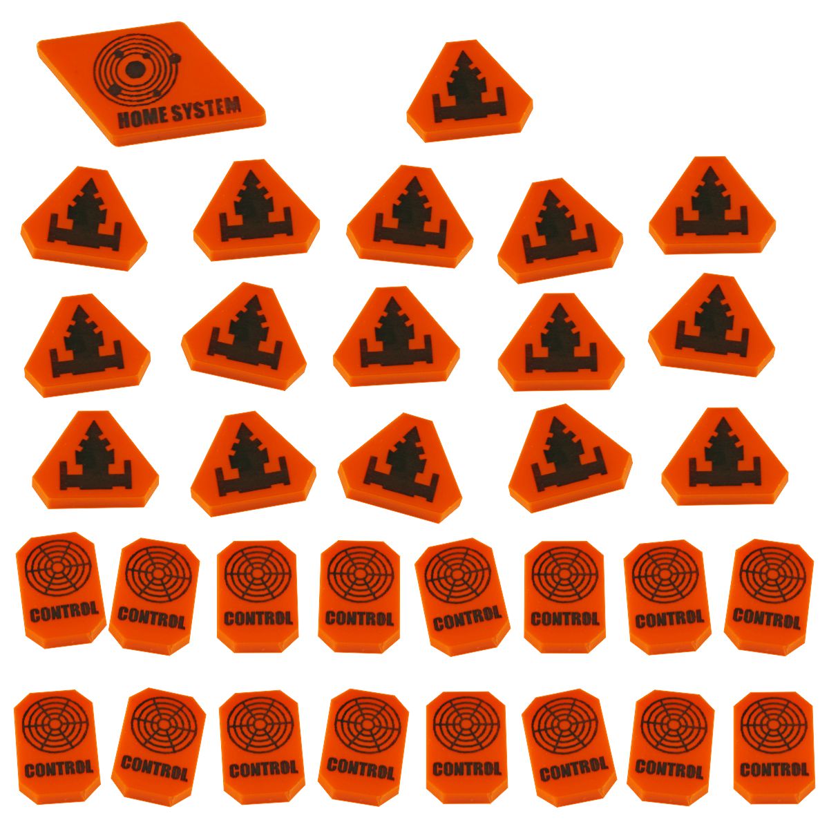 Command & Control Token Set TI4 Expansion Orange 33