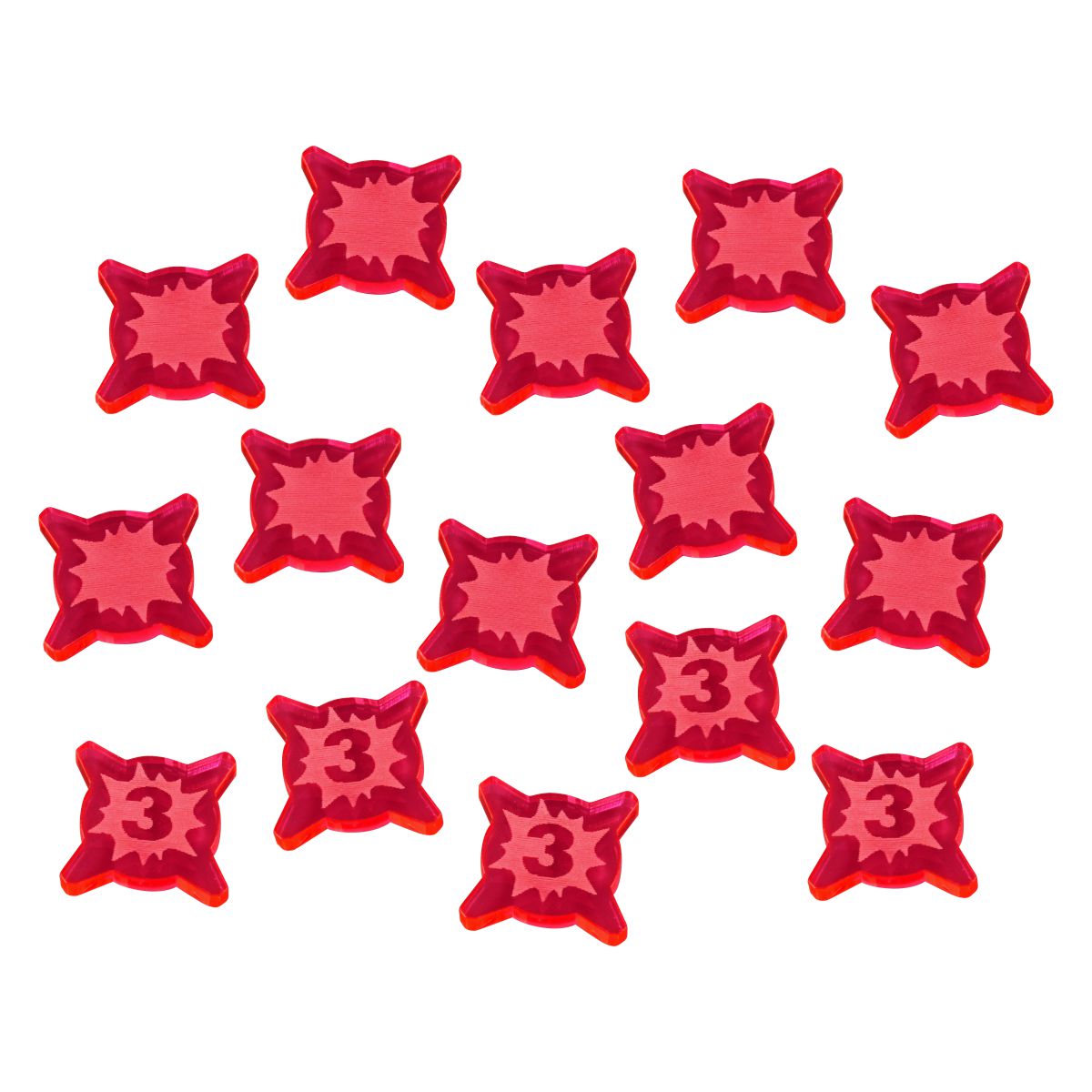 Wound Token Set SW Legion Fluorescent Pink 15