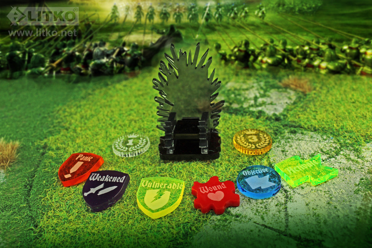 Token Upgrade Set Ice & Fire Tabletop Miniatures Game Multi-Color 56