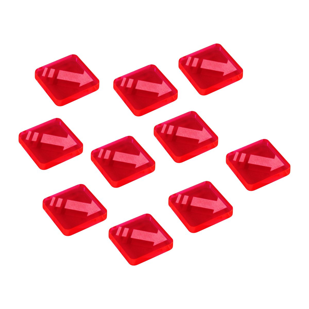 Space Fighter 2nd Ed Strain Tokens Fluorescent Pink 10