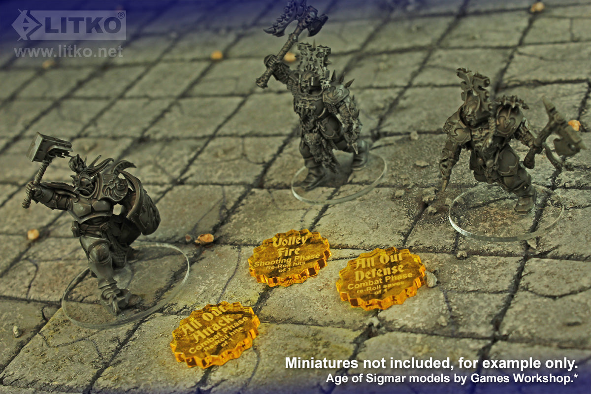 Command Ability Token Set AoS 2019 GH Transparent Yellow 6