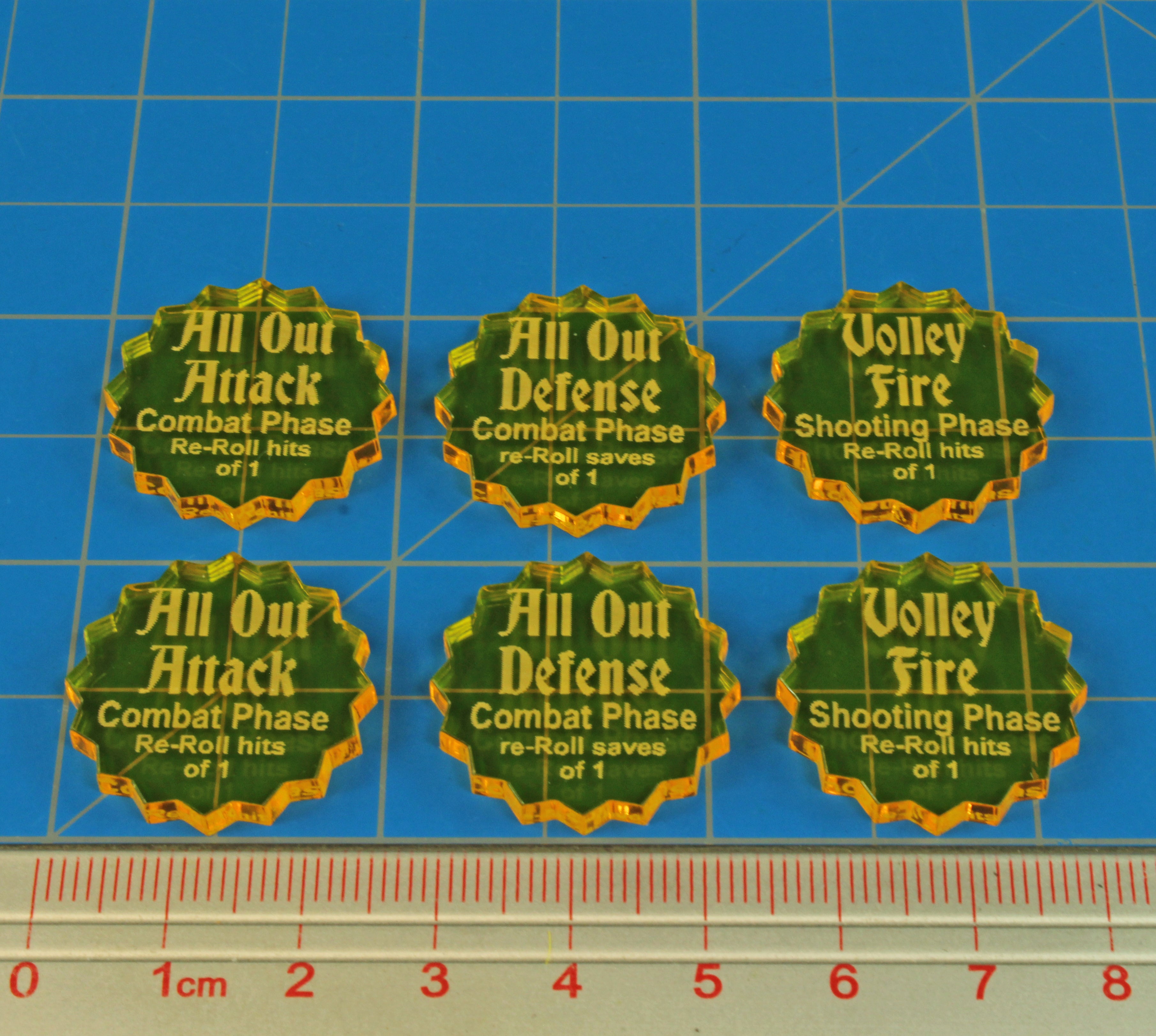 Command Ability Token Set AoS 2019 GH Transparent Yellow 6