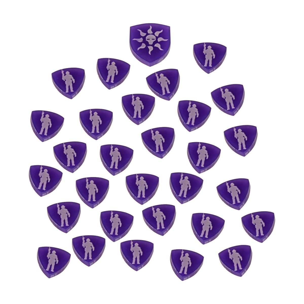 Purple Player House & Force Tokens Dune Board Game Purple 30