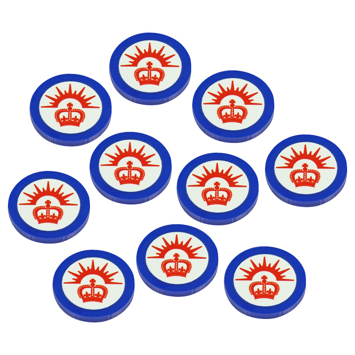 Premium Printed WWII Large Faction Tokens Australian Anzac 10