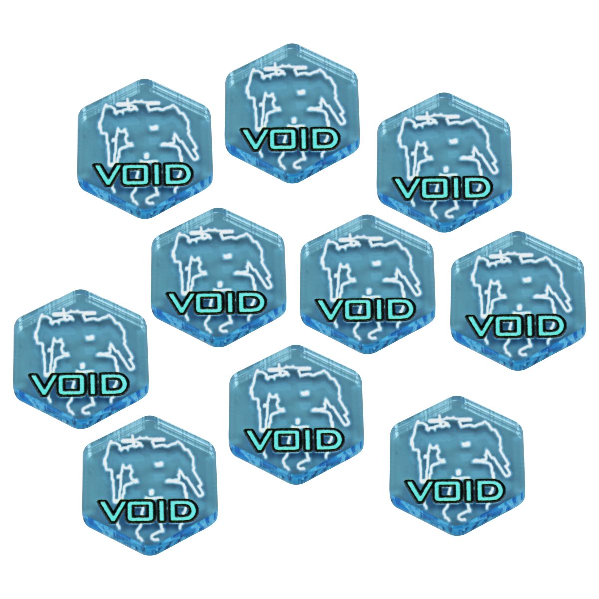 Premium Printed Mecha Void Signature System Tokens 10