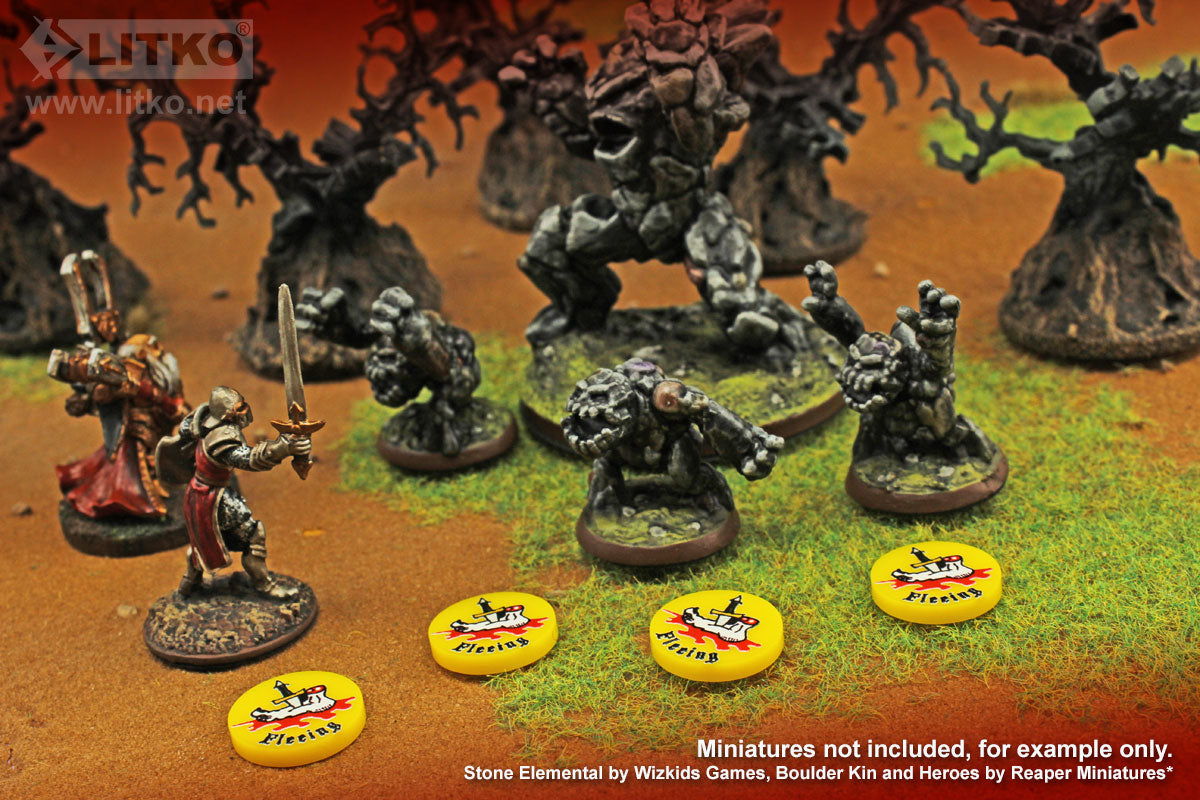 Premium Printed Fleeing Tokens Forbidden Psalm 10