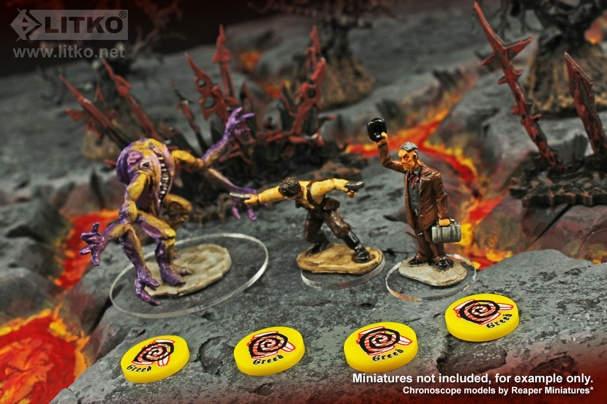 Premium Printed Greed Tokens Forbidden Psalm 10