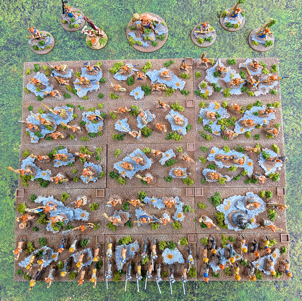 Painted Minotaur Army 2