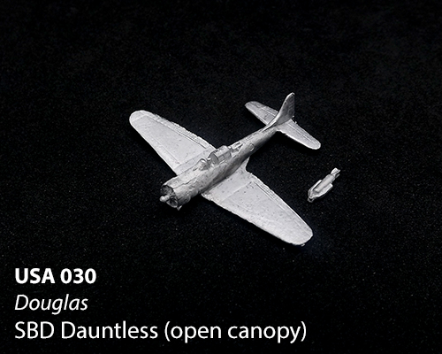 Raiden 6mm Douglas SBD Dauntless open canopy