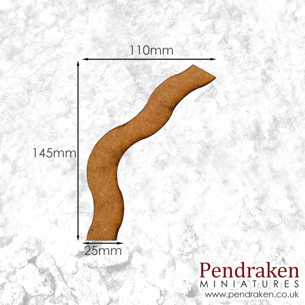 Pendraken Rivers, 45 curve, 25mm width