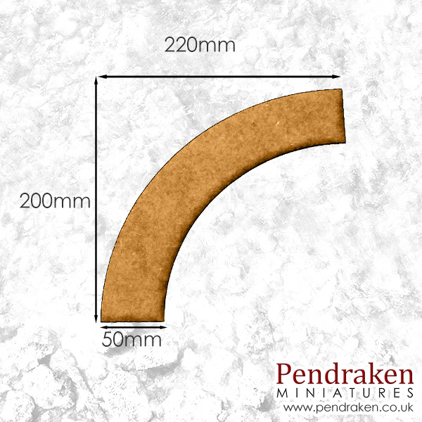 Pendraken Roads, 90 corner, 50mm width