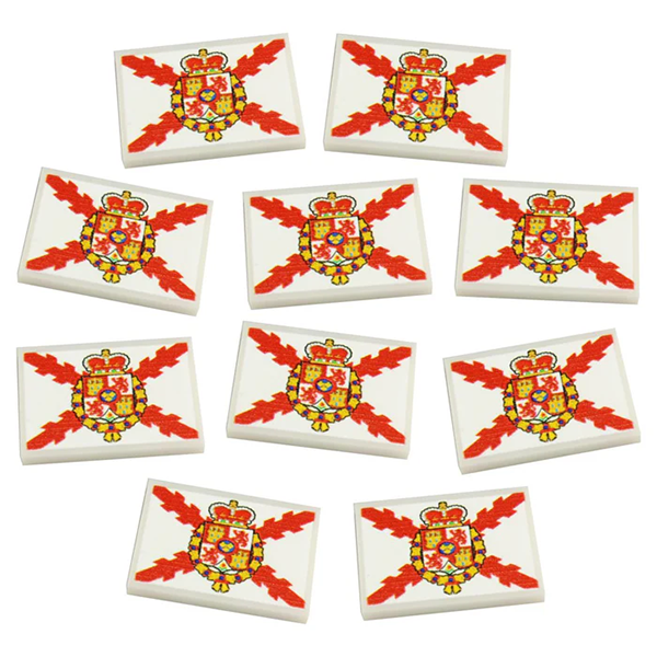 LITKO Napoleonic Era Tokens Spanish Coat of Arms Flag