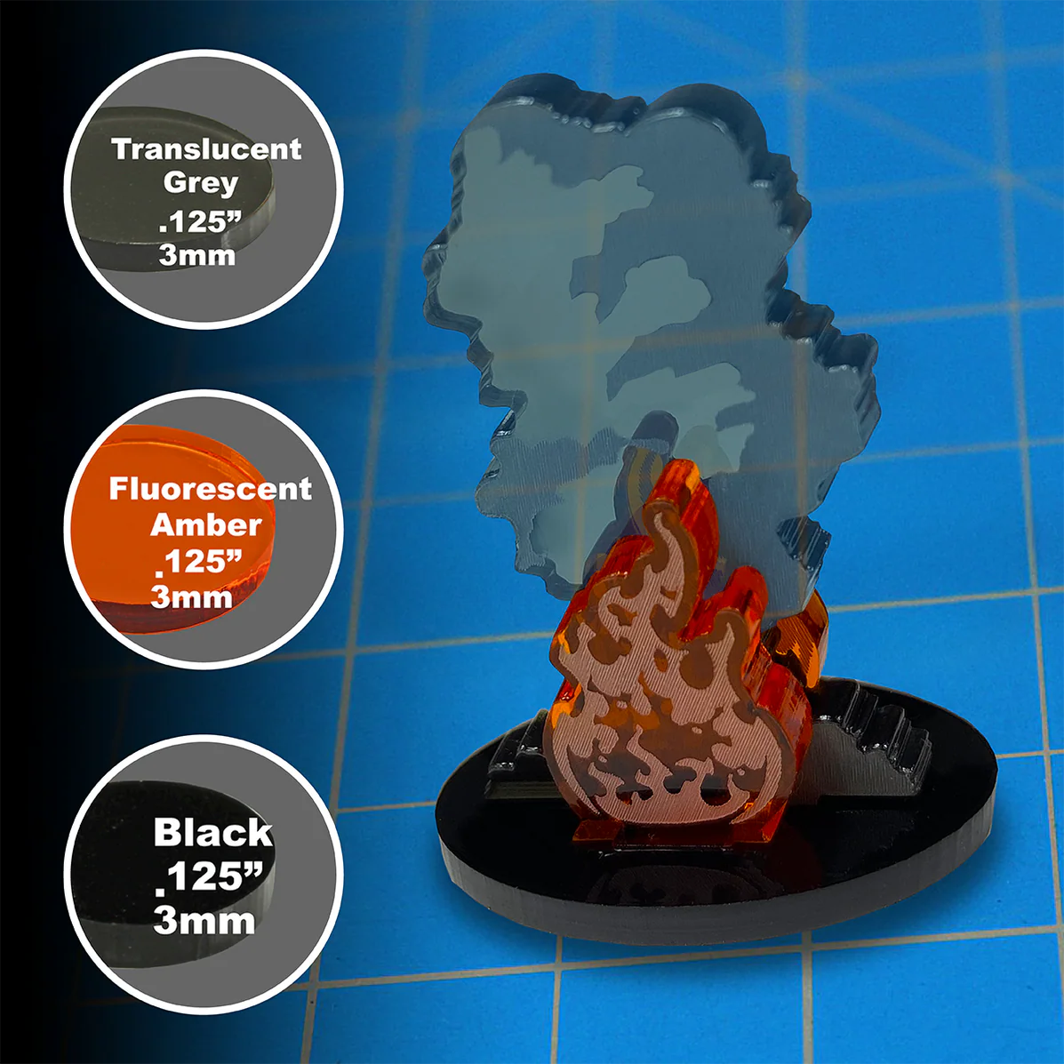 Large Smoldering Blaze Markers 3