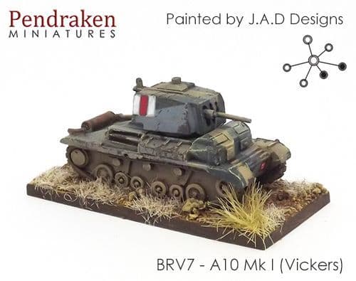 Pendraken 10mm WWII British A10 Mk I / Cruiser Mk II (Vickers)