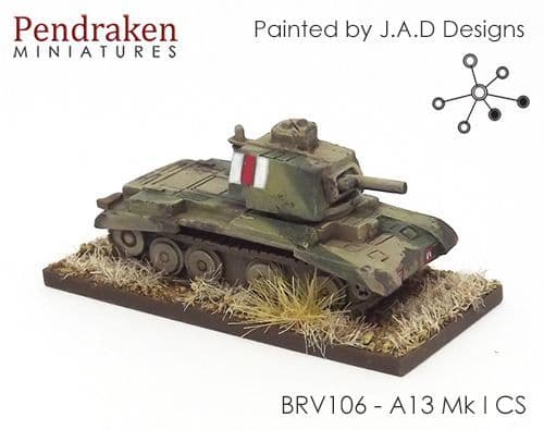 Pendraken 10mm WWII British A13 Mk I CS / Cruiser Mk III CS