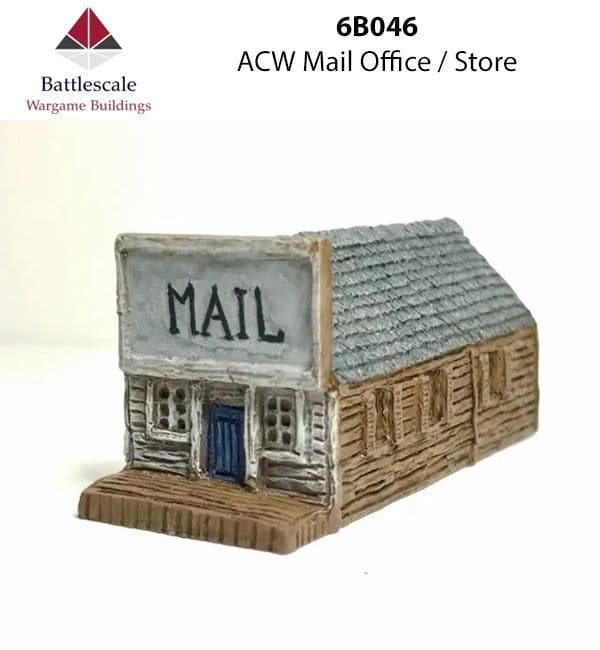 BATTLESCALE 6mm ACW Mail Office / Store