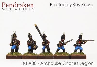 Pendraken 10mm NAPOLEONIC 1809 Austrian Archduke Charles Legion
