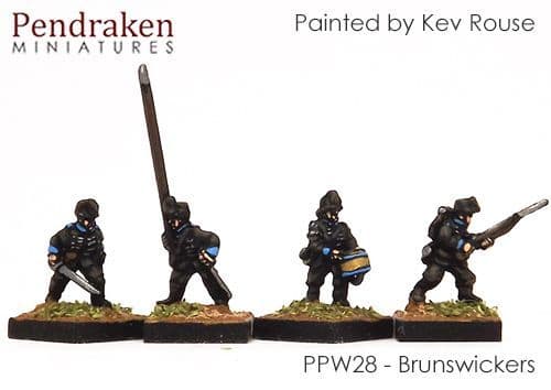 Pendraken 10mm 1860/70s Prussian Brunswickers