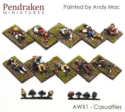 Pendraken 10mm AWI Misc Casualties