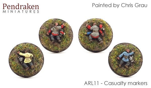Pendraken 10mm ANCIENTS Late Roman Casualty markers