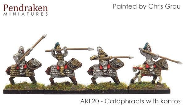 Pendraken 10mm ANCIENTS Late Roman Cataphracts with kontos