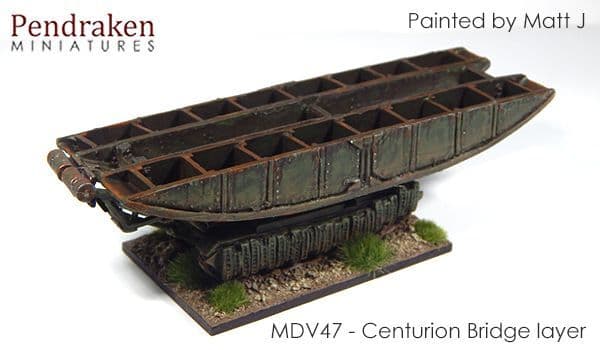 Pendraken 10mm MODERN Vehicles Centurion Bridge layer with bridge