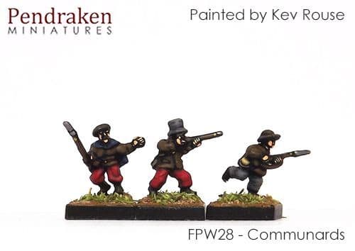 Pendraken 10mm 1870s French Communards