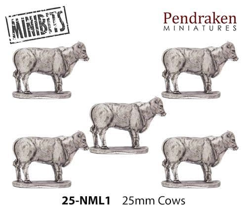 25mm Animals Cows