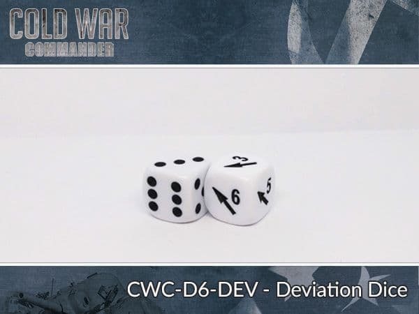 Cold War Commander D6 Deviation Dice