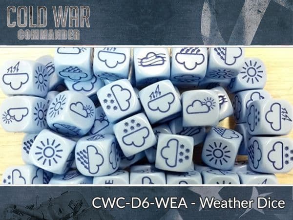 Cold War Commander D6 Weather Dice
