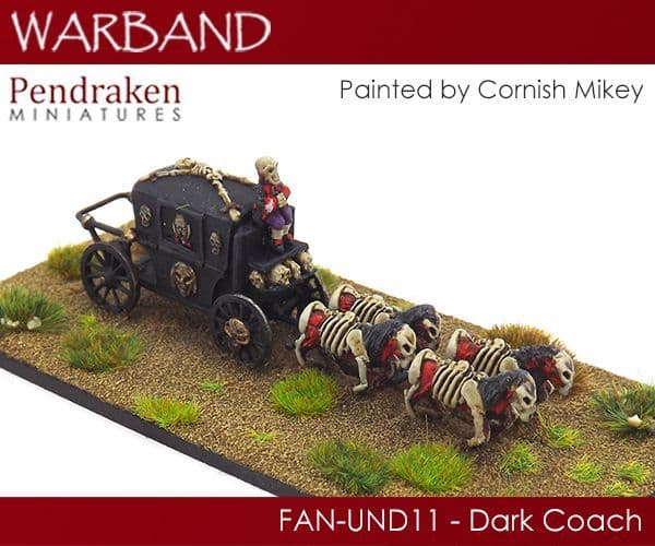 Pendraken 10mm-12mm FANTASY Undead Dark Coach
