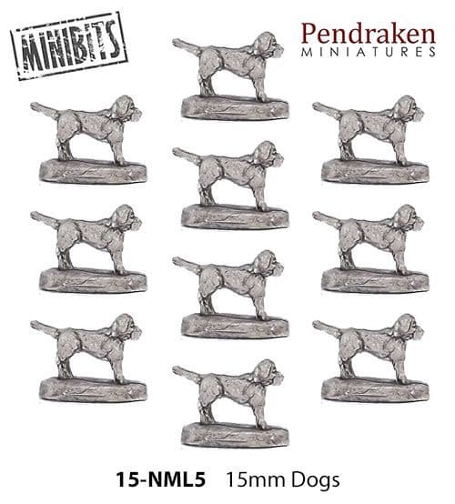 15mm Animals Dogs