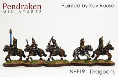 Pendraken 10mm NAPOLEONIC 1809 French Dragoons