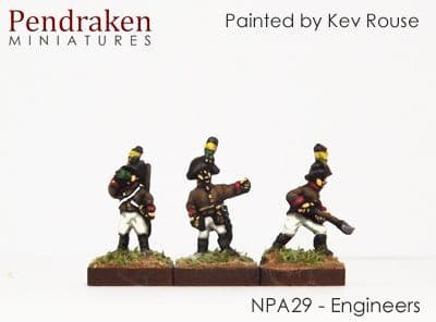 Pendraken 10mm NAPOLEONIC 1809 Austrian Engineers