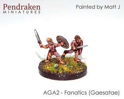 Pendraken 10mm ANCIENTS Gallic Fanatics Gaesatae