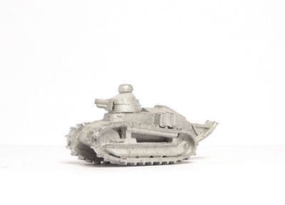 Pendraken 10mm WWI French FT-17 with 37mm, round turret