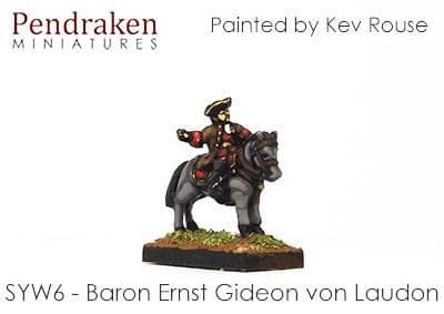 Pendraken 10mm Seven Years War Misc Gen Baron Gideon Ernst von Laudon