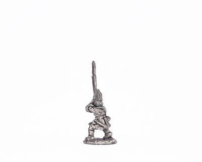 Pendraken 10mm Marlburian Grenadier in fur bonnet march attack Austrian