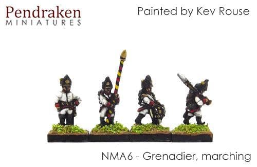 Pendraken 10mm NAPOLEONIC 1812 Austrian Grenadier marching